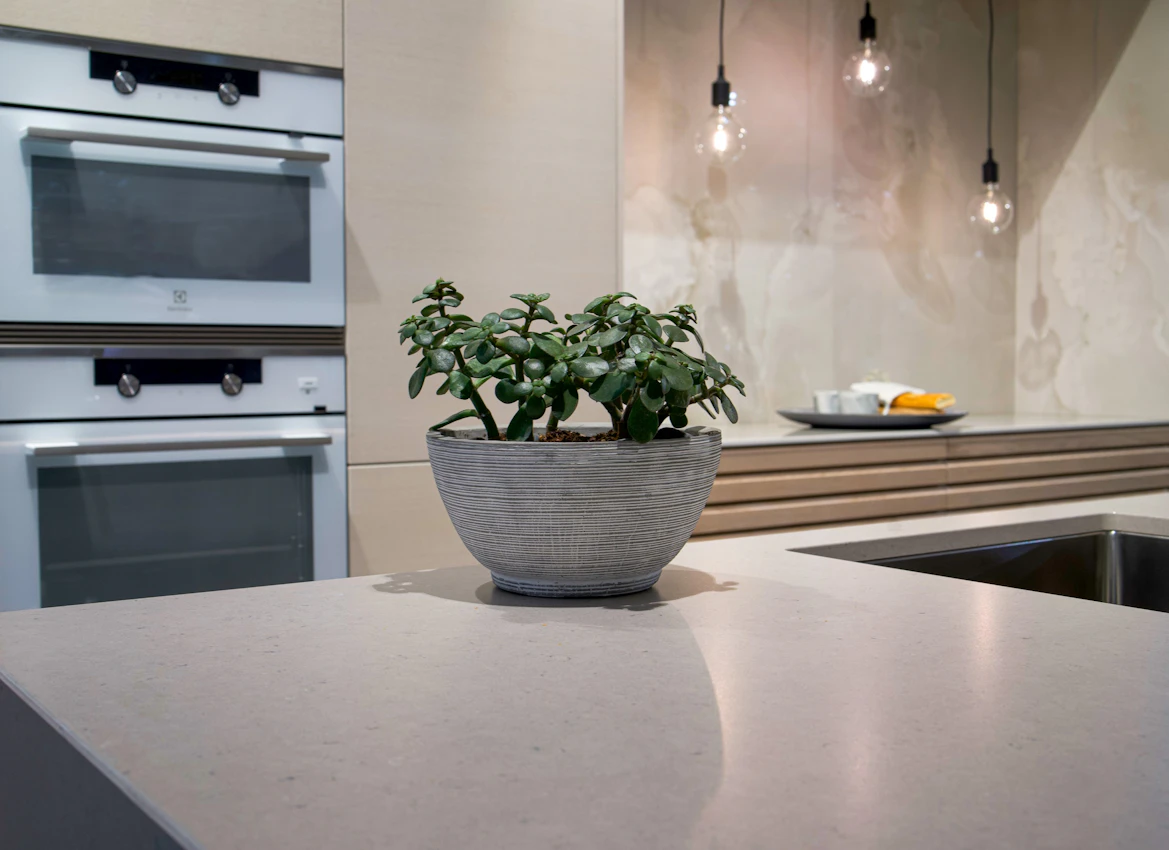 Silestone Royal Reef in Keittiömaailma Lanterna Helsinki