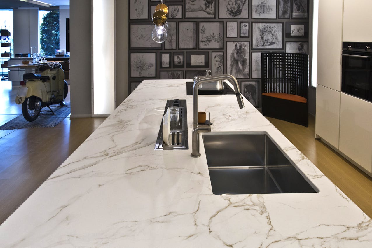 Cucina con Dekton Entzo