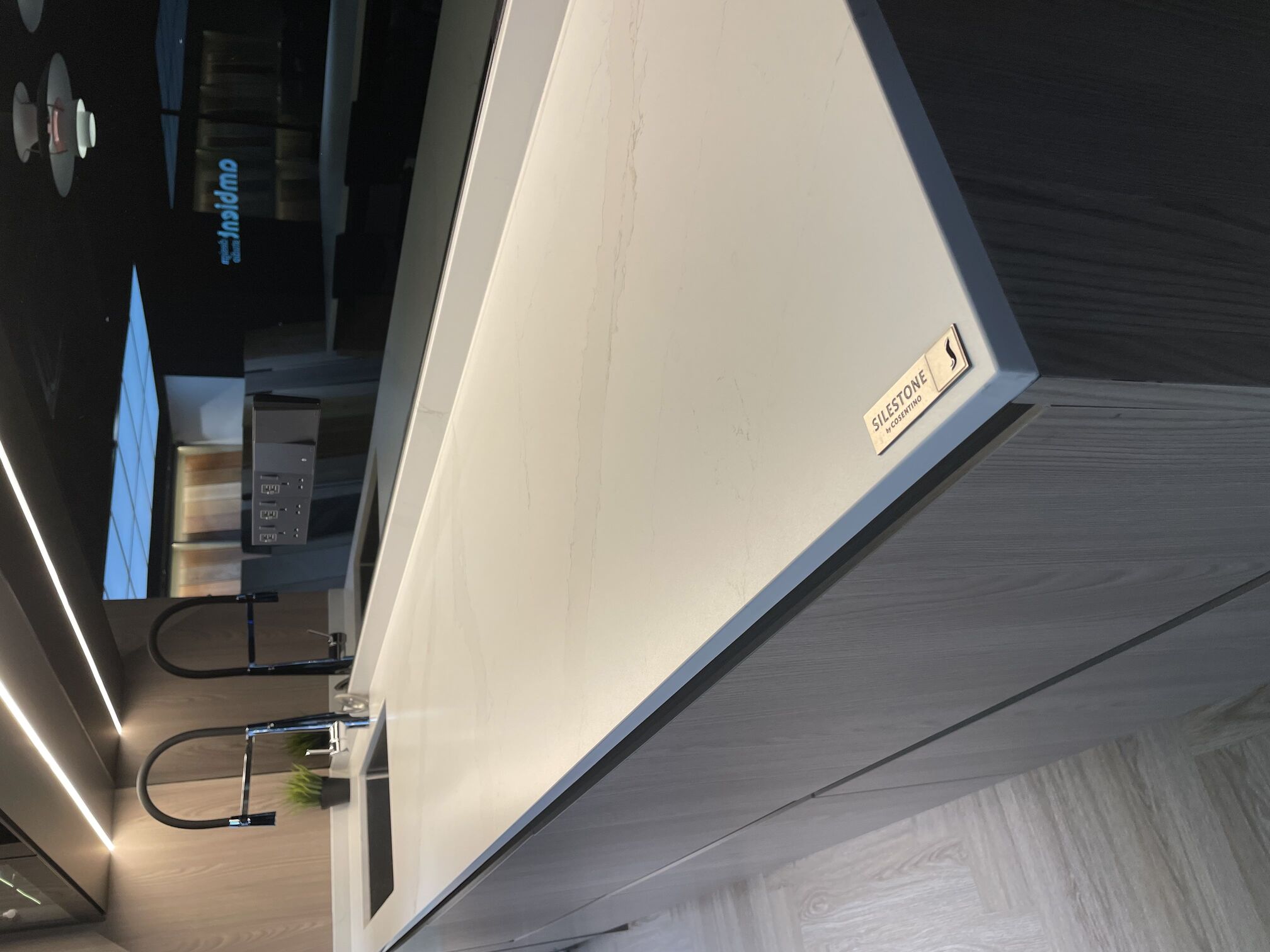 Silestone Calacatta Gold Kitchen Display