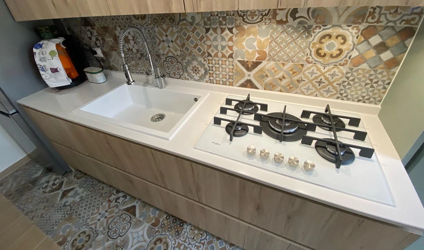 TOP SILESTONE MIAMI WHITE