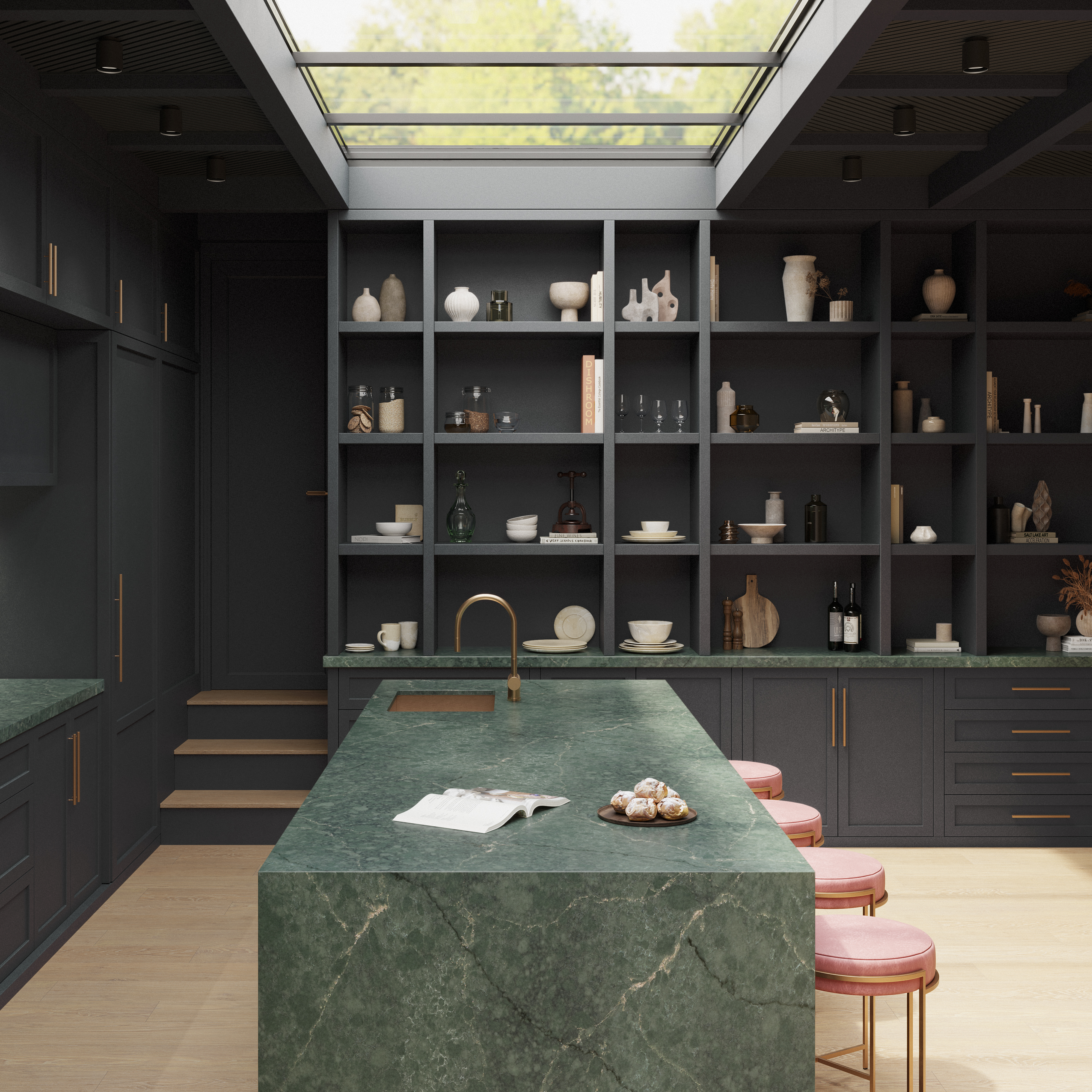 Silestone Jardin Emerald - Cosentino