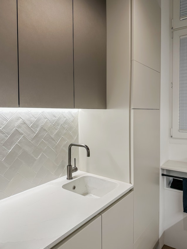 Silestone Calacatta Gold & Integrity Sink