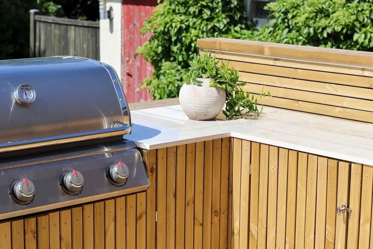 Dekton Arga outdoor kitchen