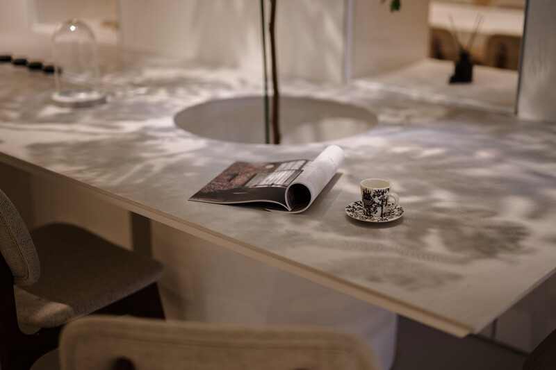 Stunning table designed with Dekton