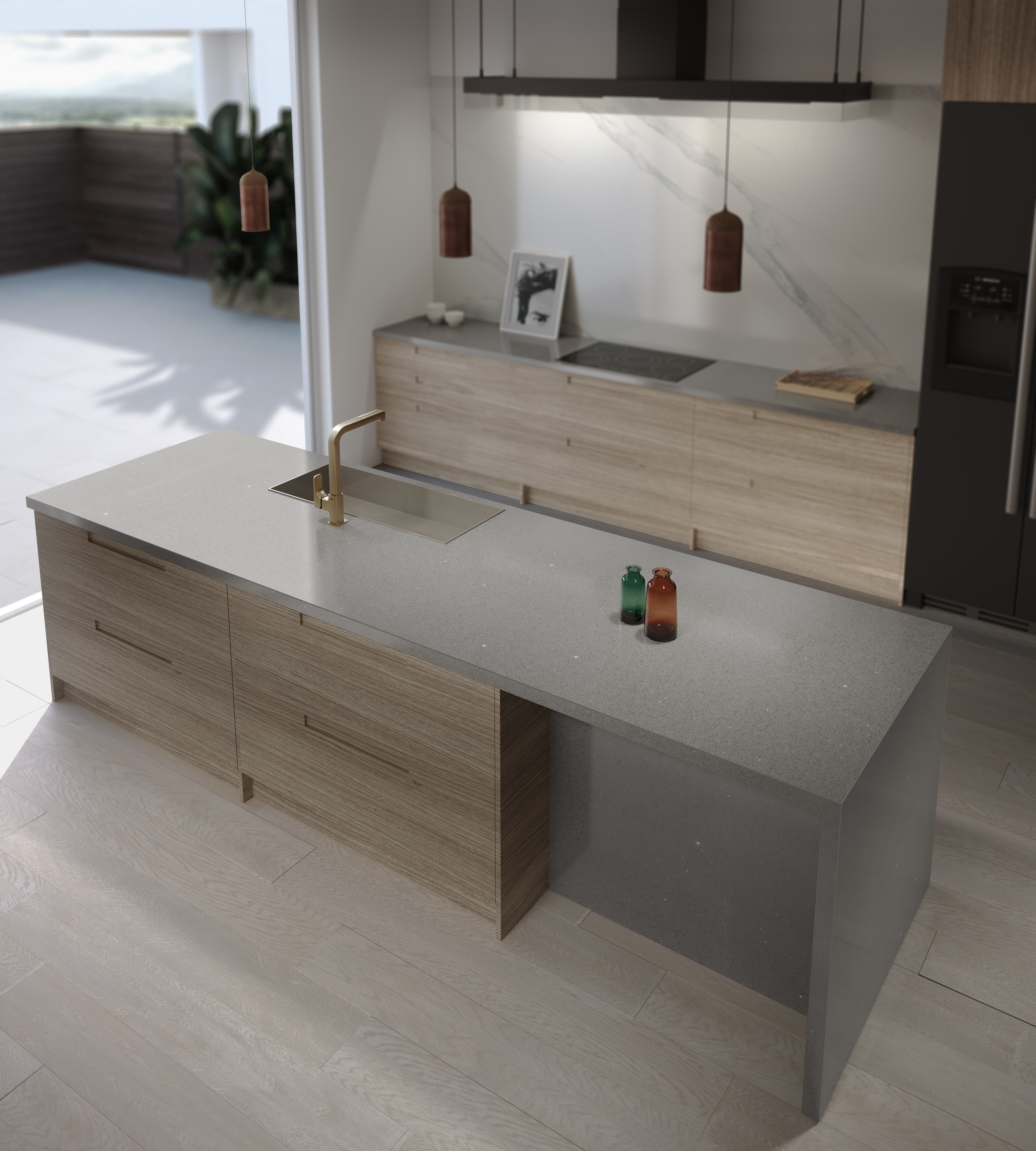 Silestone Kitchen - Stellar Grey