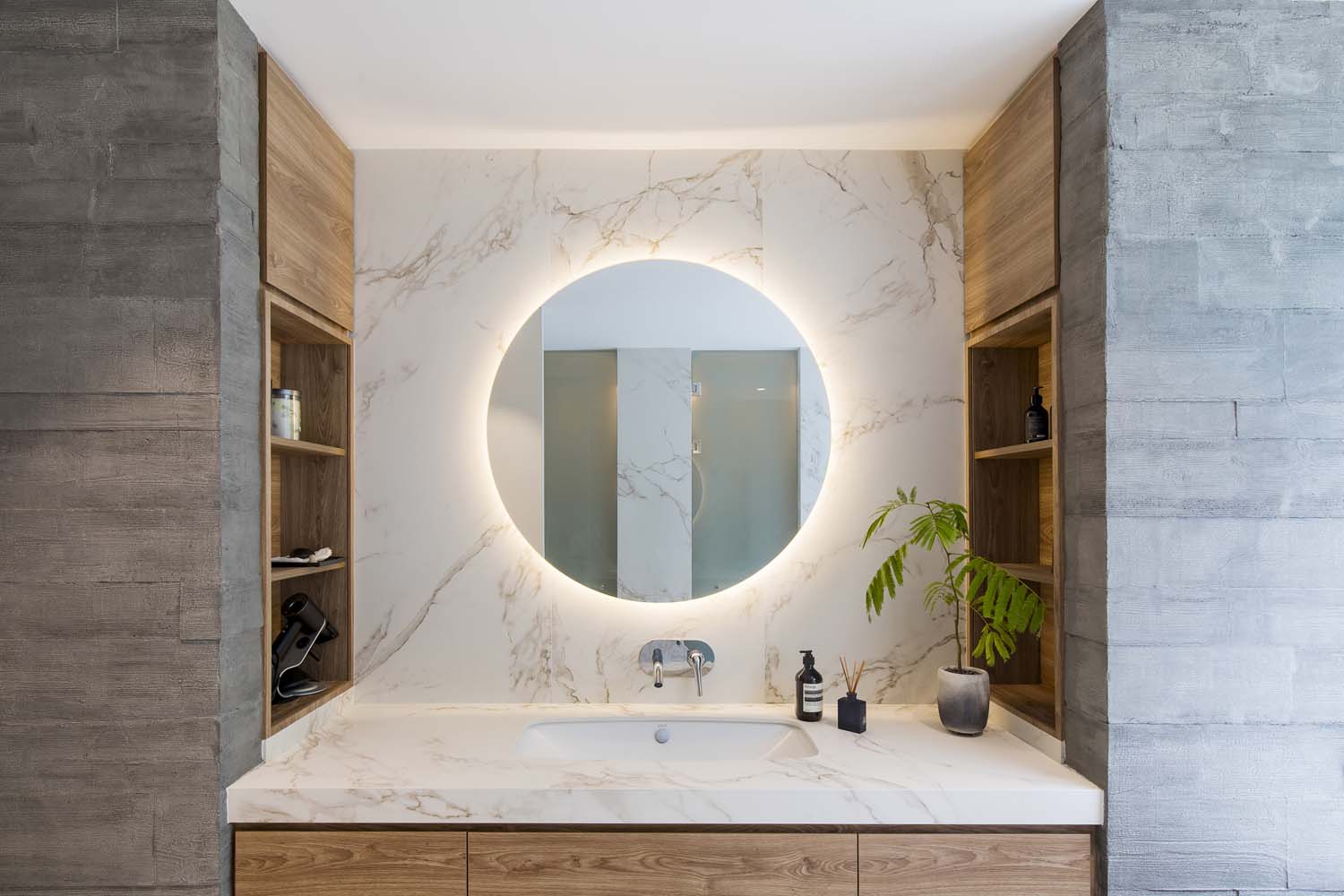 Spa Inspired Dekton Bathroom