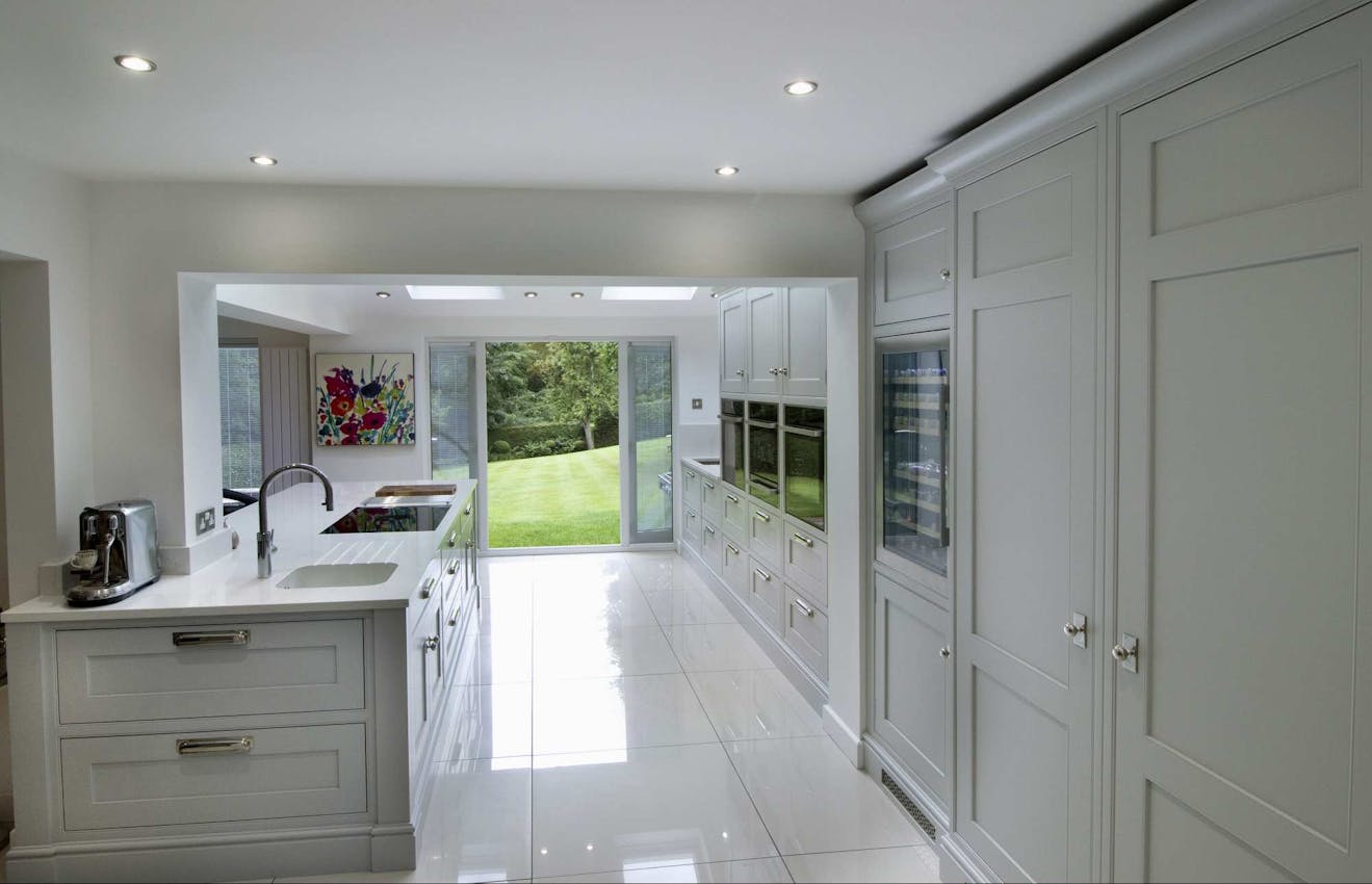 The Contemporary Shaker Kitchen in Sheffield.