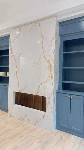 Dekton Fireplace surround