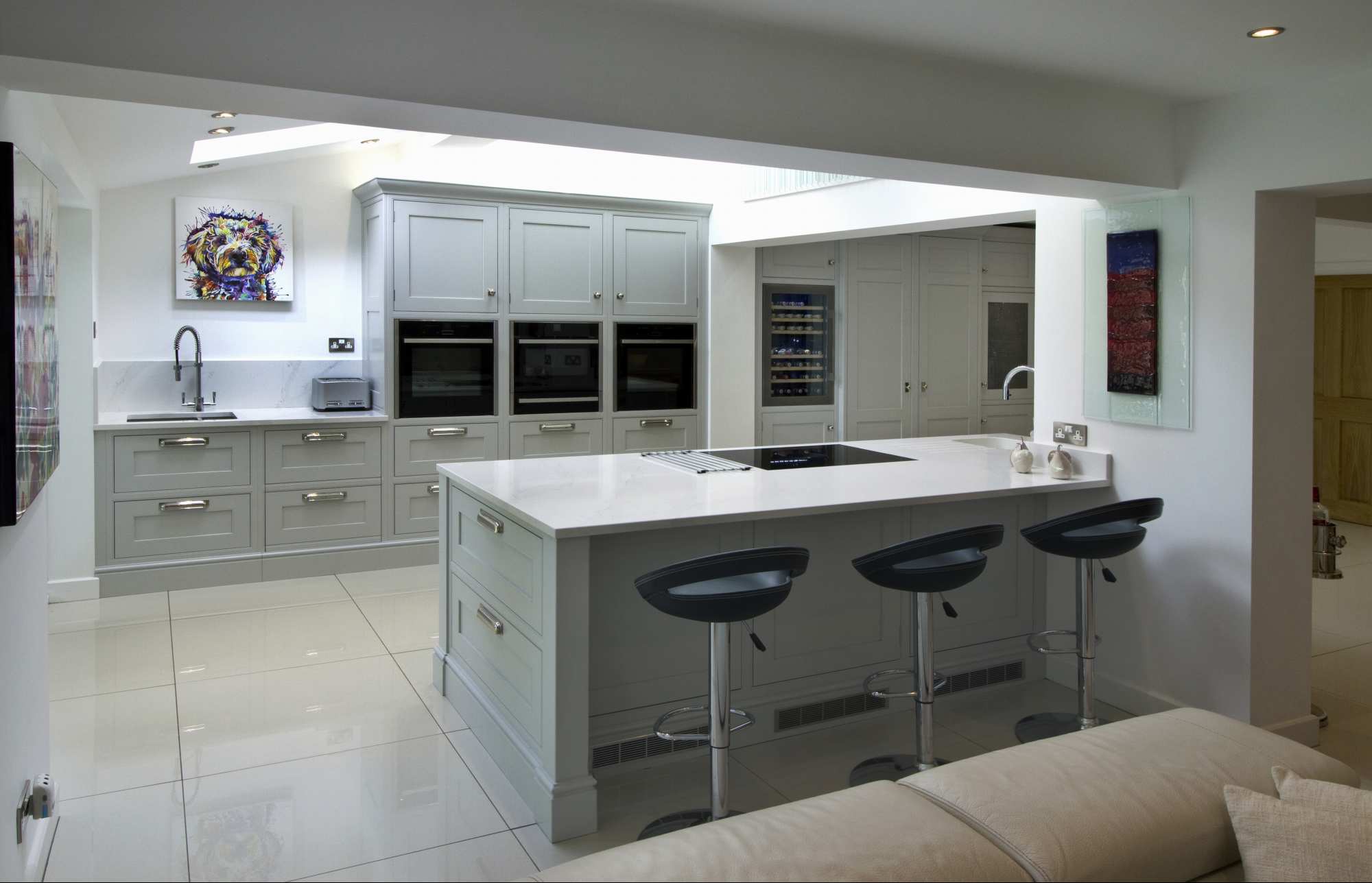 The Contemporary Shaker Kitchen in Sheffield.