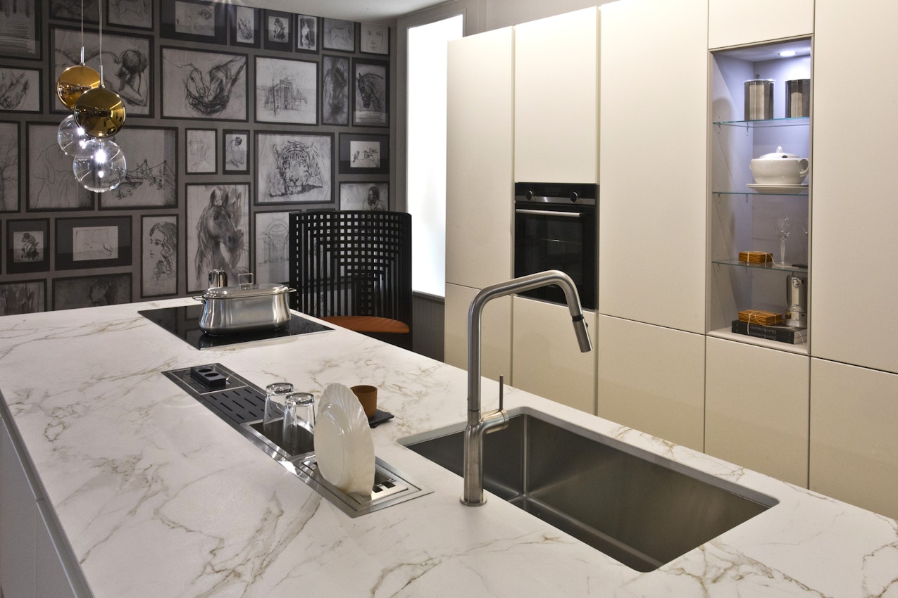 Cucina con Dekton Entzo