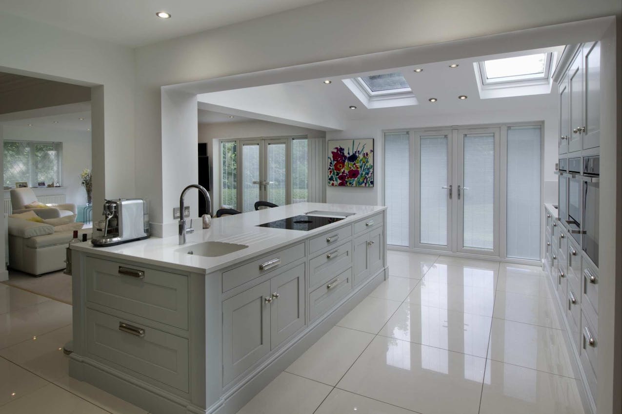 The Contemporary Shaker Kitchen in Sheffield.