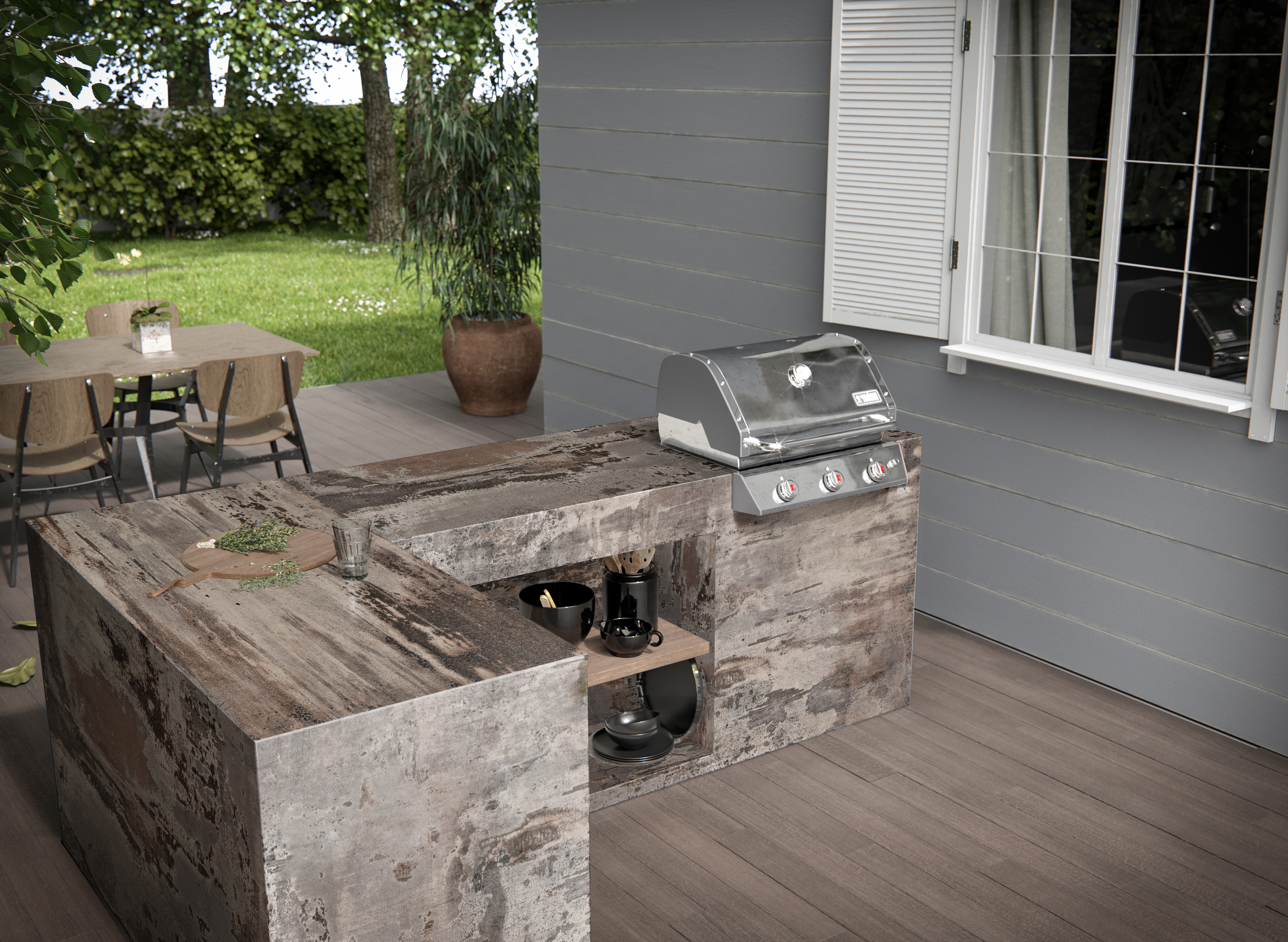 Dekton Outdoor Kitchen