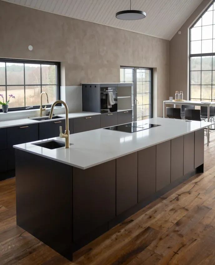 The impressive Silestone worktop