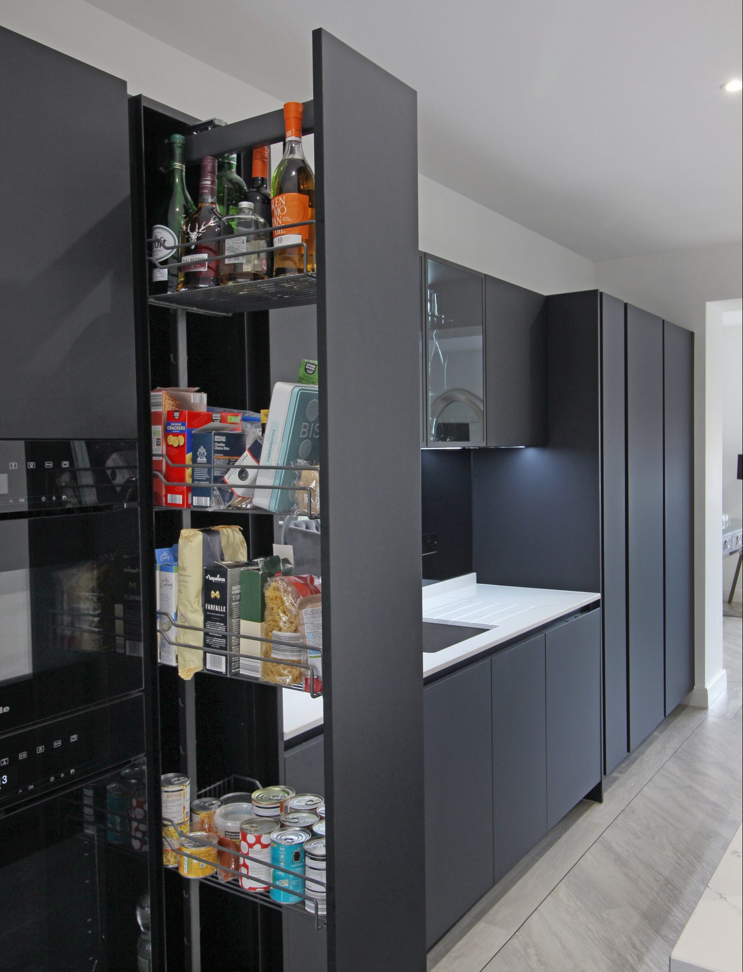 Stylish Black Rotpunkt German Kitchen in Sheffield.