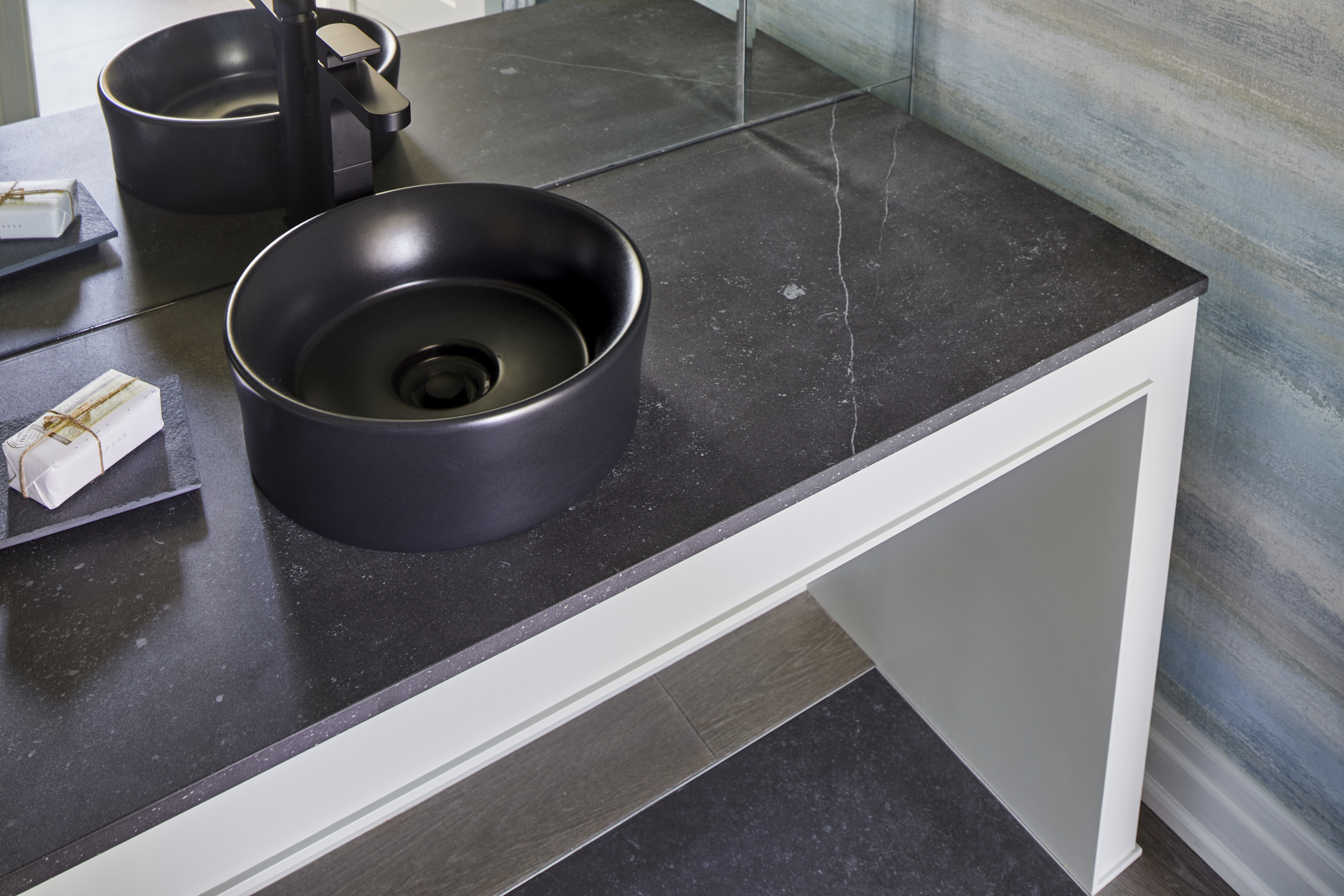 Dekton Fossil Bathroom