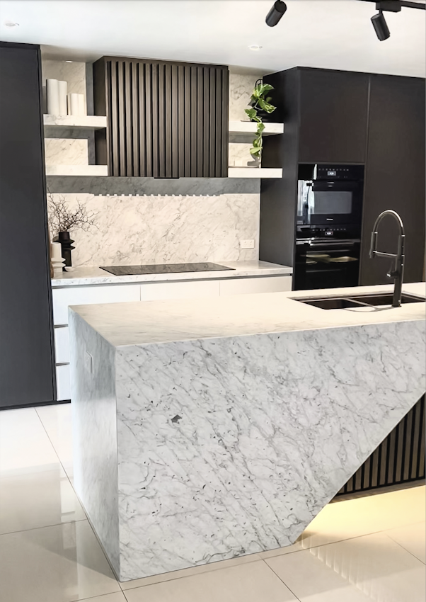Kitchen Carrara Marble Top Carrara Marble | Kitchen Worktops Online