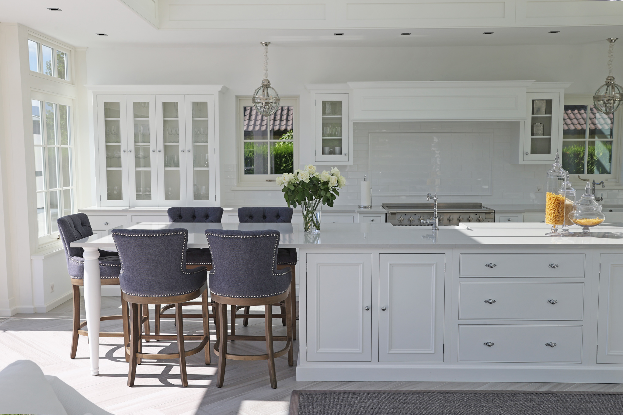 SIlestone Silver Desert Kitchen in Geneva